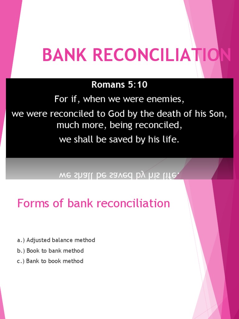 Bank Reconciliation Methods Explained | PDF | Deposit Account ...