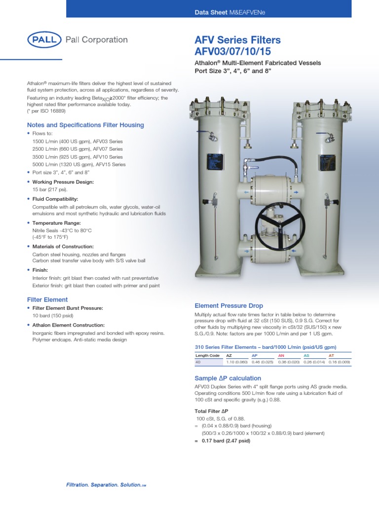 AFV Series Datasheet | PDF | Viscosity | Valve