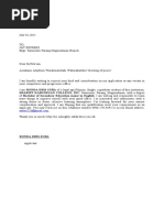 Consideration Letter Template | PDF