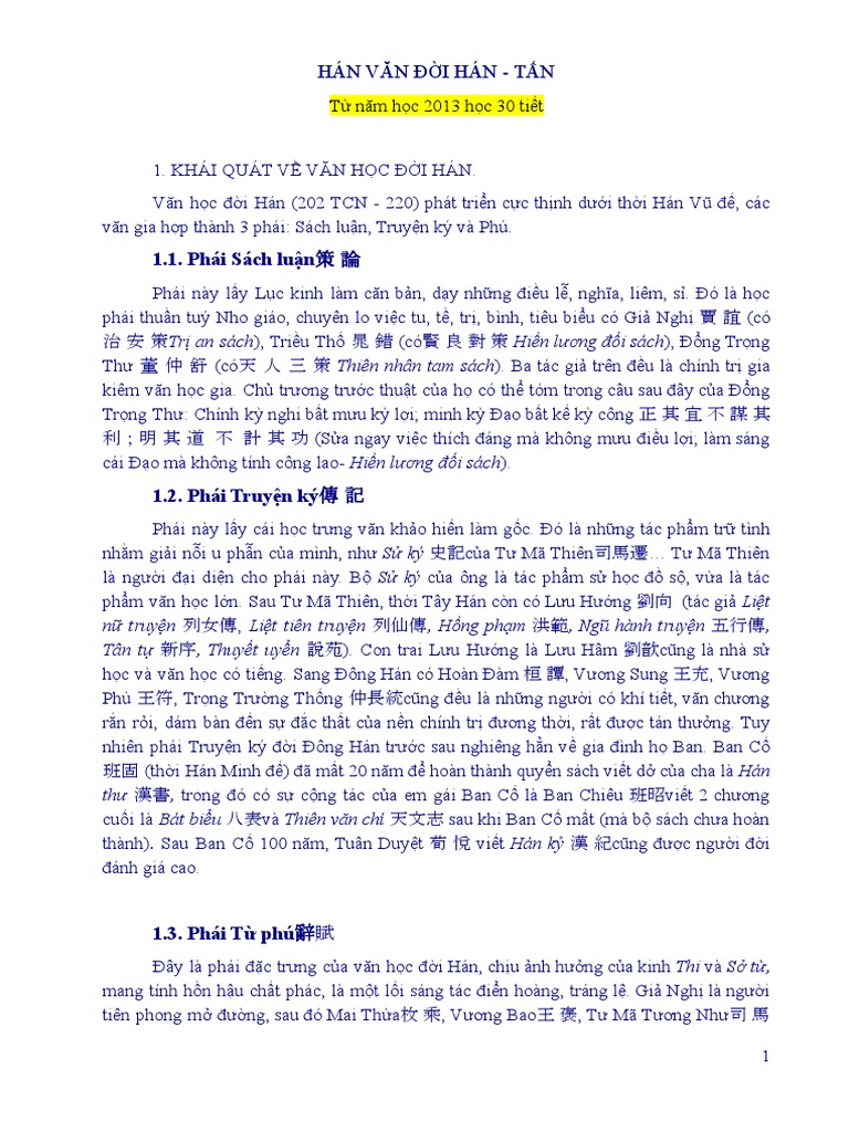 Han-van-HAN-TAN 30tiet 2013 guiSV | PDF