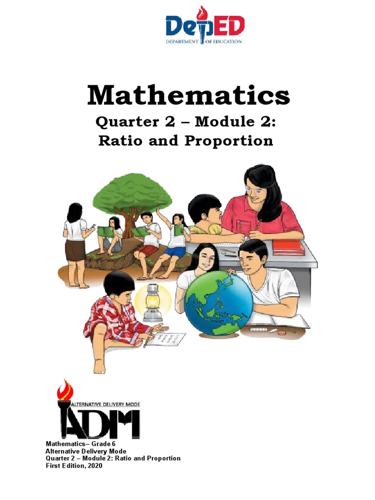 MATH 6 Q2 Module 2 - Ratio and Proportion V1 | PDF | Ratio | Mango