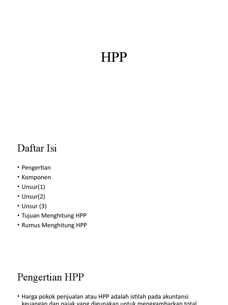 HPP | PDF