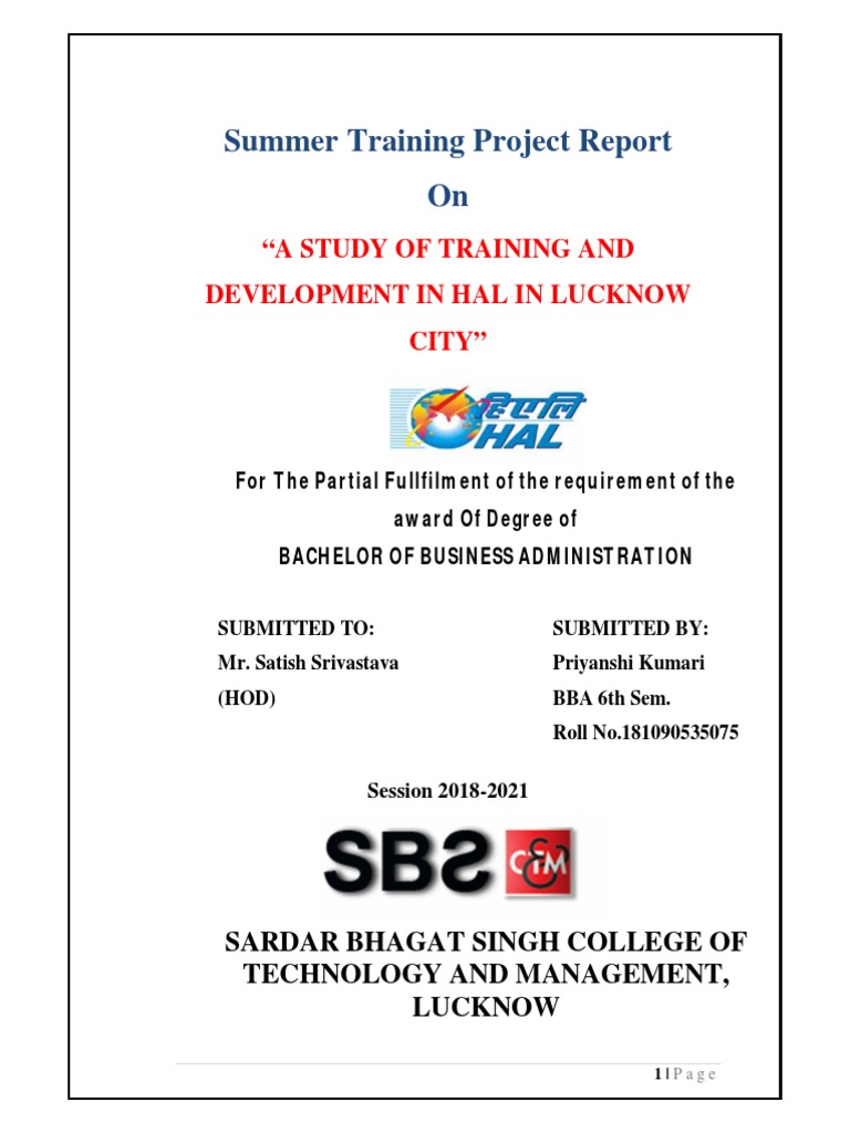 HAL Report | PDF | Survey Methodology | Apprenticeship