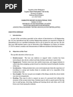 Narrative Report On Educational Tour | PDF | Websites | Teachers