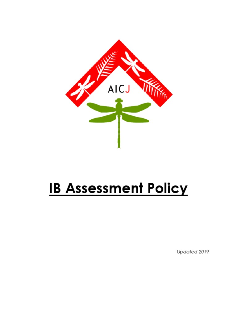 IB Assessment Policy: Updated 2019 | PDF | Educational Assessment ...