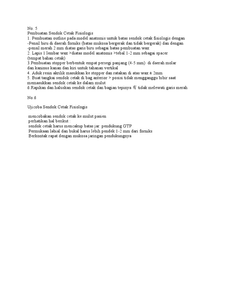 Prosedur Muscle Trimming | PDF