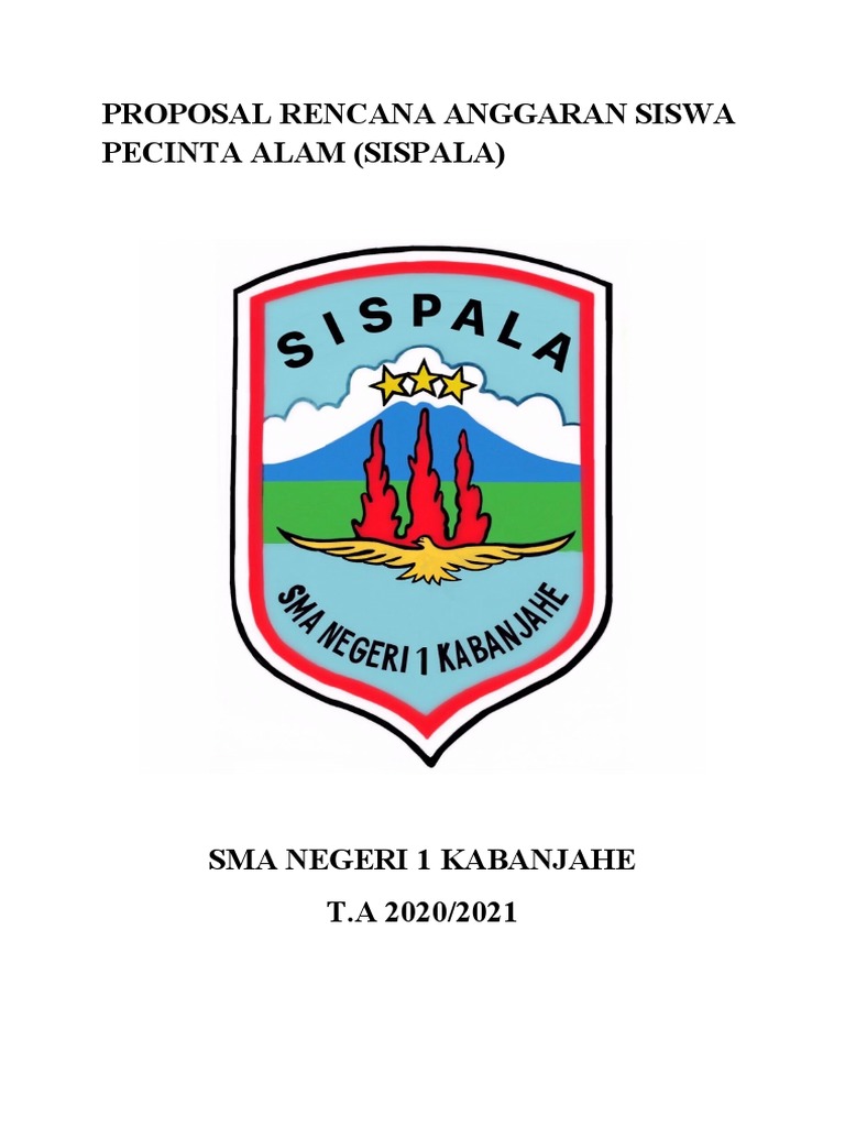 Proposal Anggaran SISPALA SMA 1 Kabanjahe | PDF