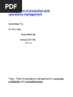 Factors Affecting Operation Management | PDF | Corporate Social ...