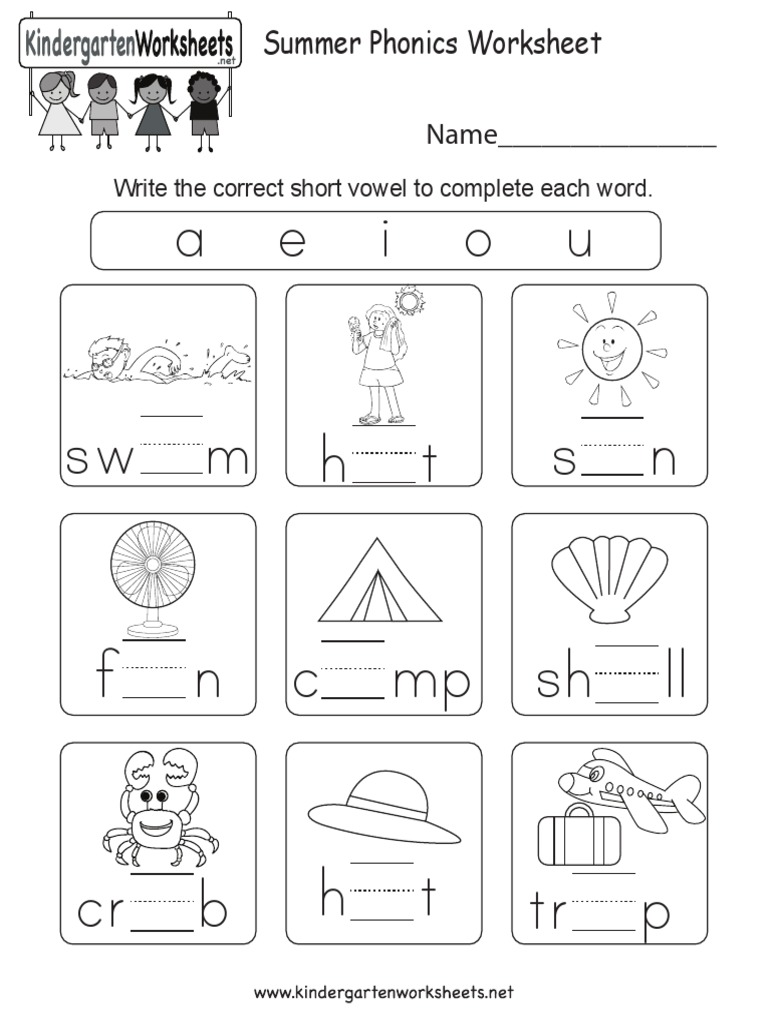 Summer Phonics Worksheet | PDF | Language Arts & Discipline