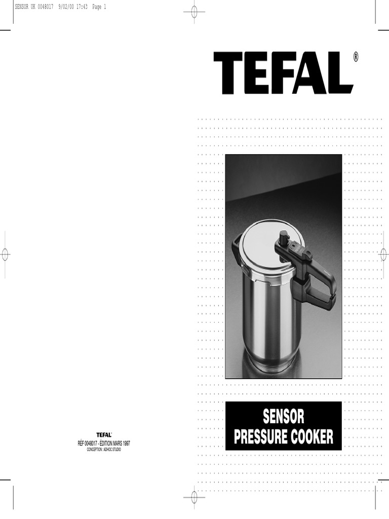 PCC Manual Tefal Sensor | PDF | Pressure Cooking | Food And Drink