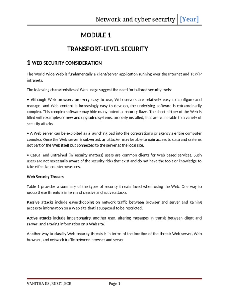 Understanding Transport Layer Security and Web Traffic Security: An In-Depth Look at SSL/TLS ...
