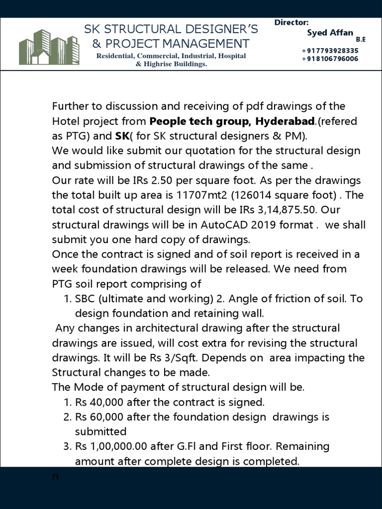 SK Structural Designers & PM | PDF | Business | Nature
