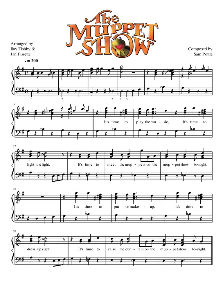 The Muppets Theme Song | PDF