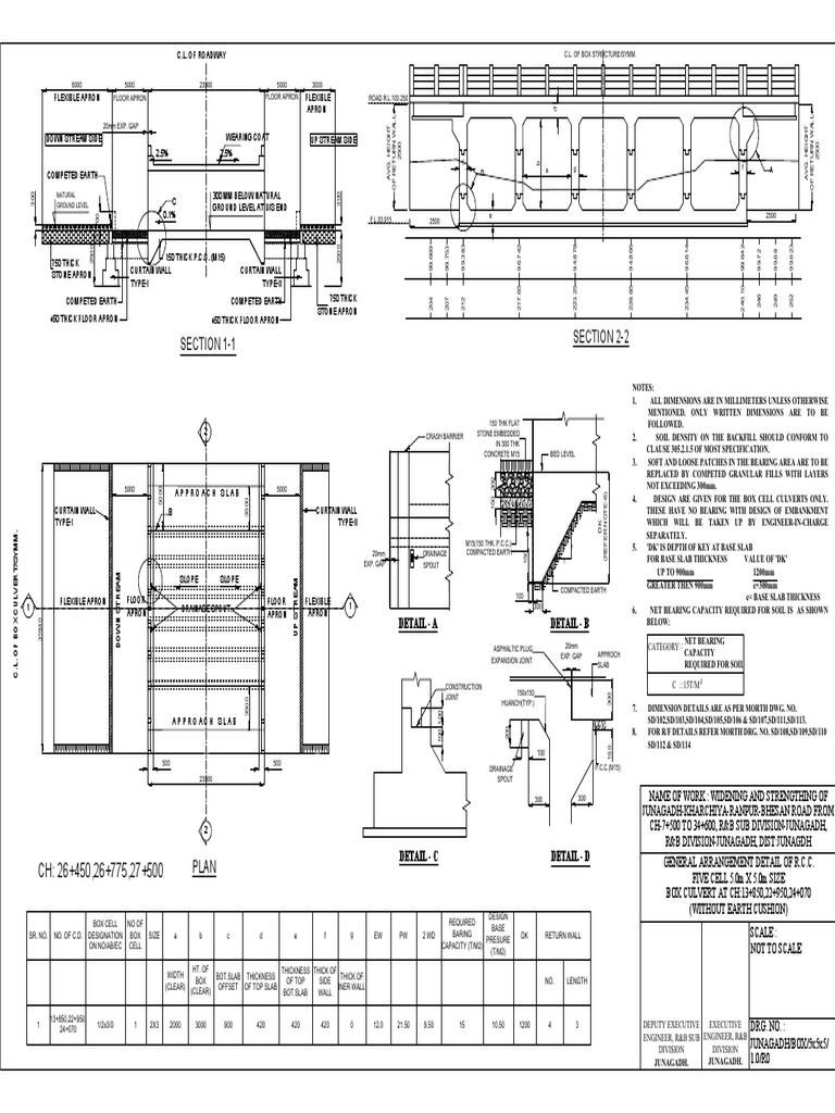 Section 1-1 Section 2-2: Detail - A Detail - B | PDF | Structural ...