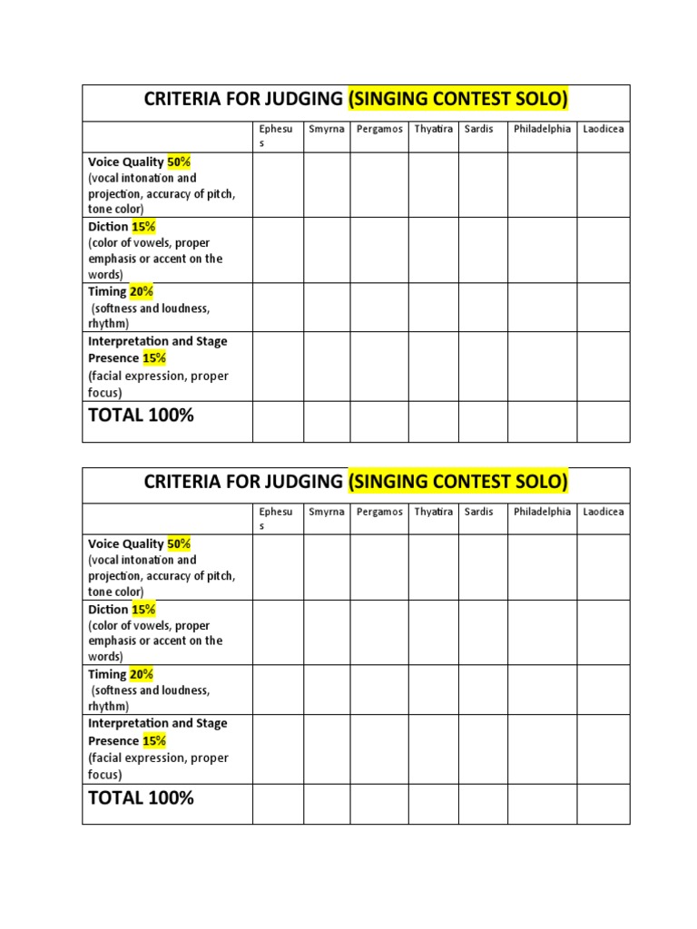 Criteria | PDF | Singing | Stress (Linguistics)