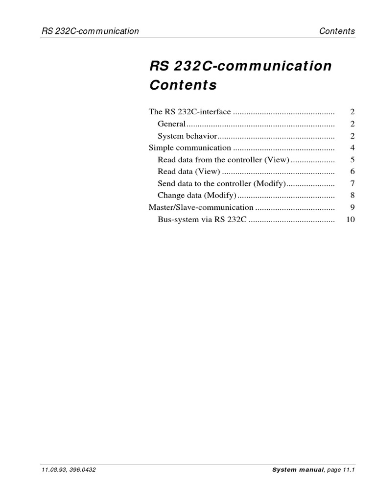 RS 232c-Communication | PDF | Input/Output | Data Buffer