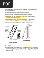 OSHA Ladder Safety Standards Overview | PDF | Ladder