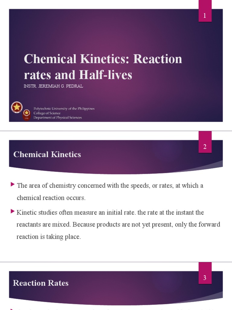 Understanding Reaction Rates and Kinetics | PDF | Reaction Rate ...