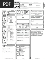 Pathfinder 2E Cheat Sheet | PDF
