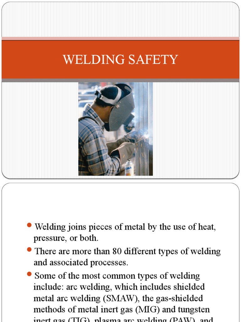 1 Welding Safety Pdf Welding Construction