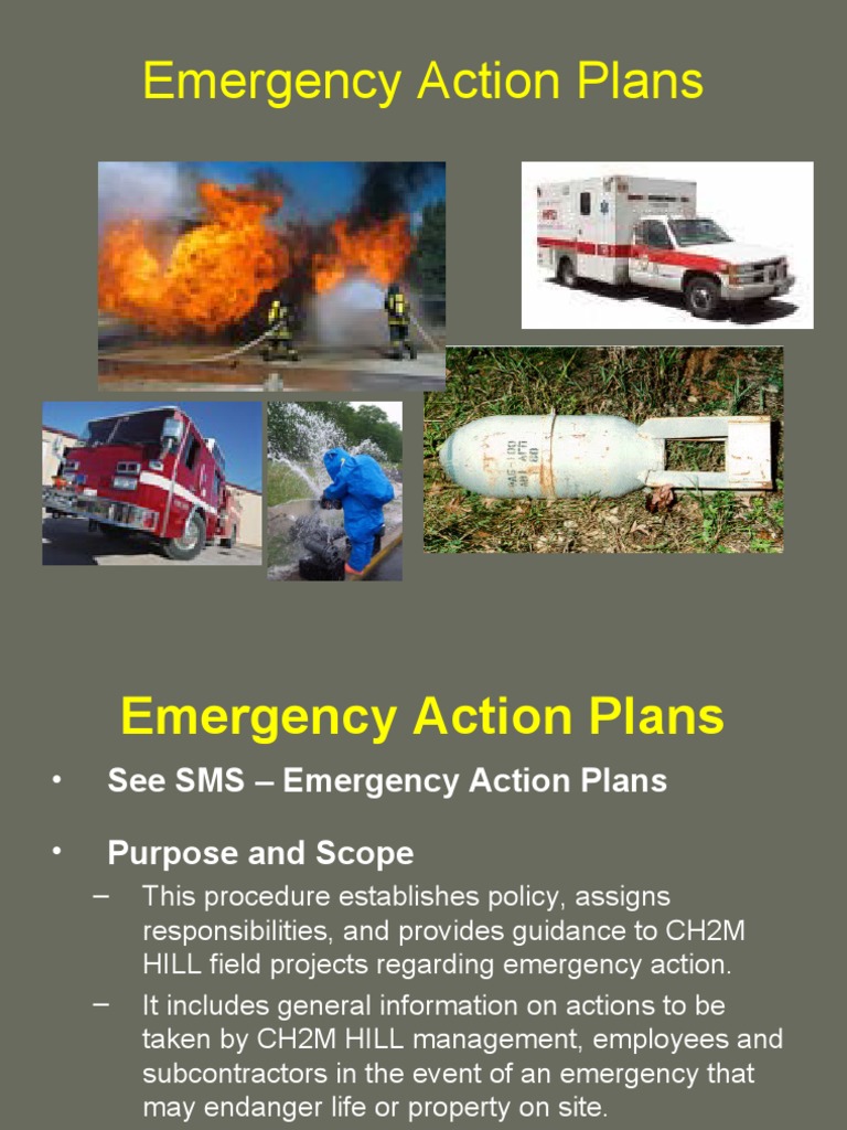 Emergency Action Plans Overview | PDF | Emergency | Emergency Evacuation