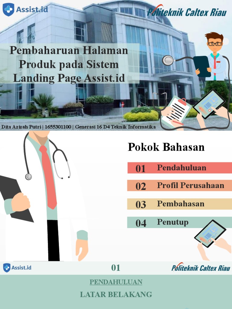 Contoh PPT Seminar Magang - Dita Azizah Putri | PDF