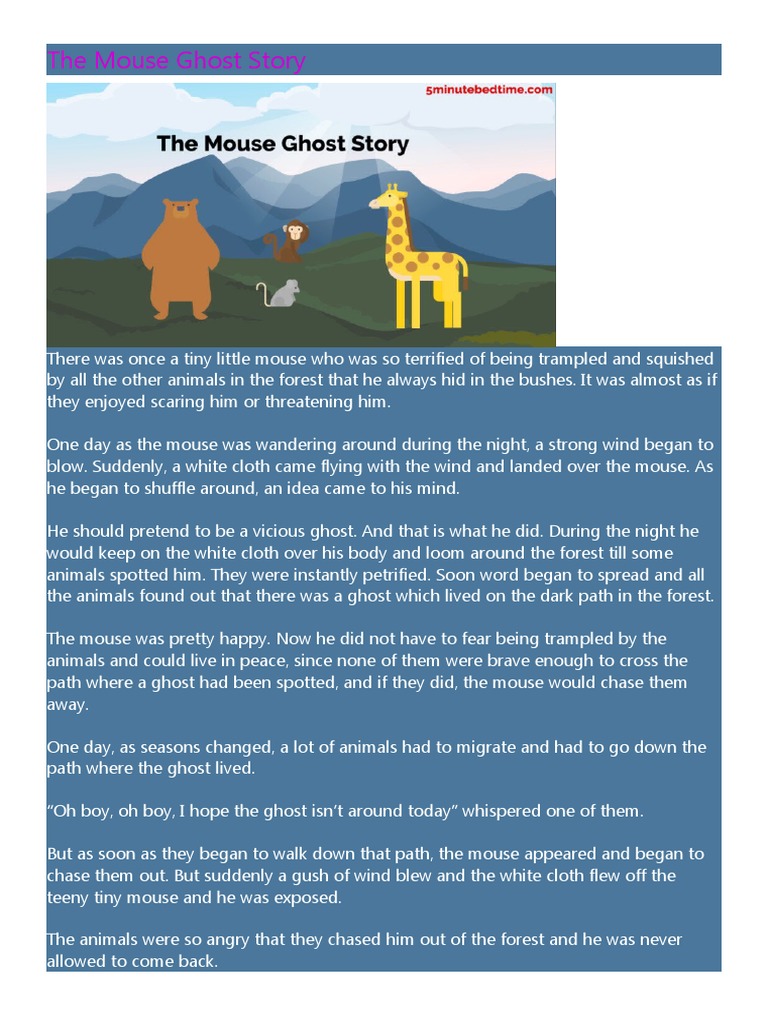 The Mouse Ghost Story | PDF