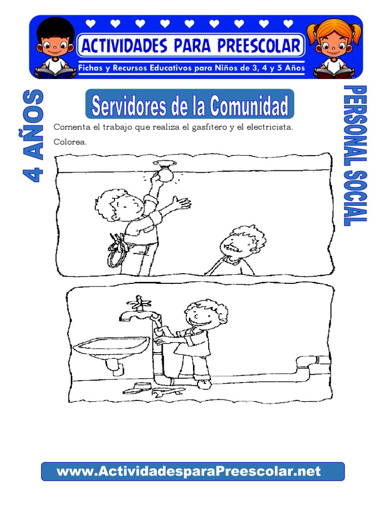 Servidores de La Comunidad Para Niños de 4 Años | PDF