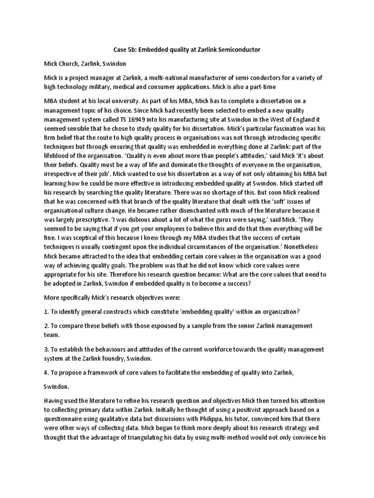 Case 5b BRM | Download Free PDF | Case Study | Attitude (Psychology)