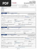 Canada Direct Deposit Enrollment Form | PDF | Taxes | Government Finances