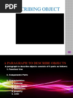 Describing Objects - Paragraph Example | PDF | Shape