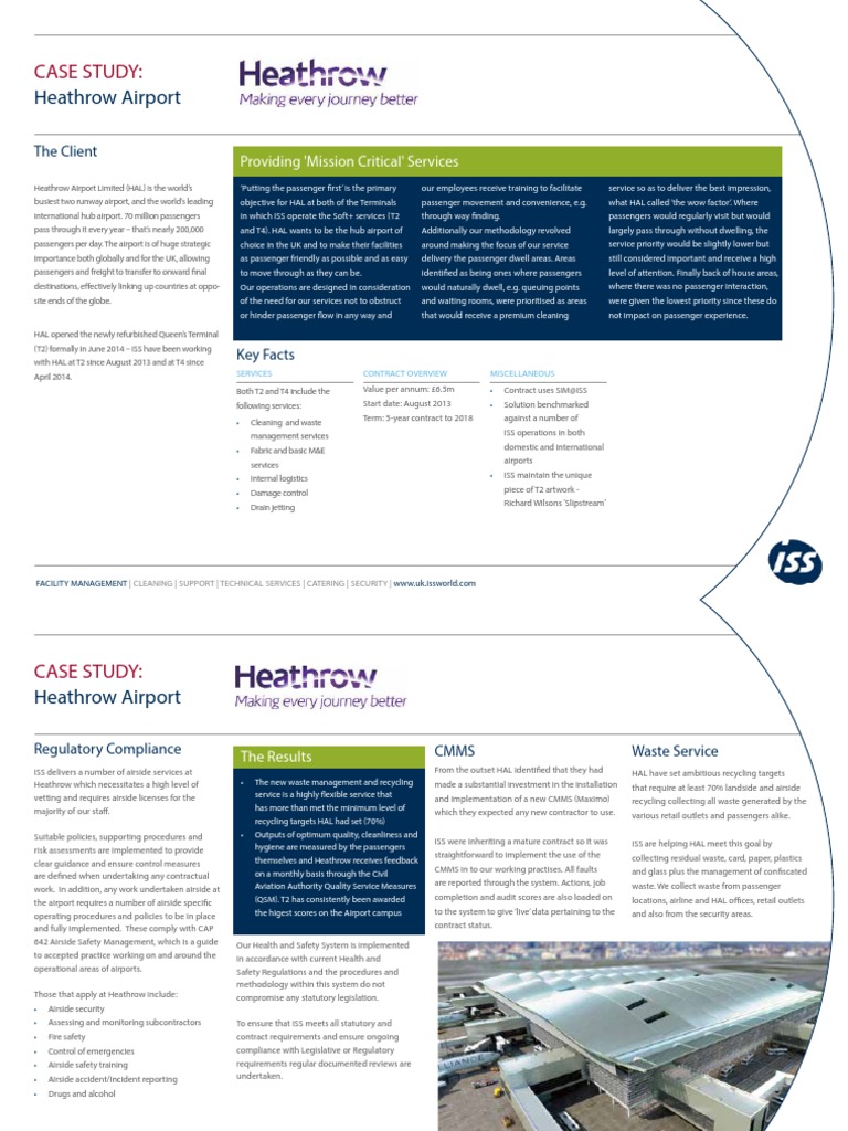 Heathrow Airport: Case Study | Download Free PDF | Airport ...