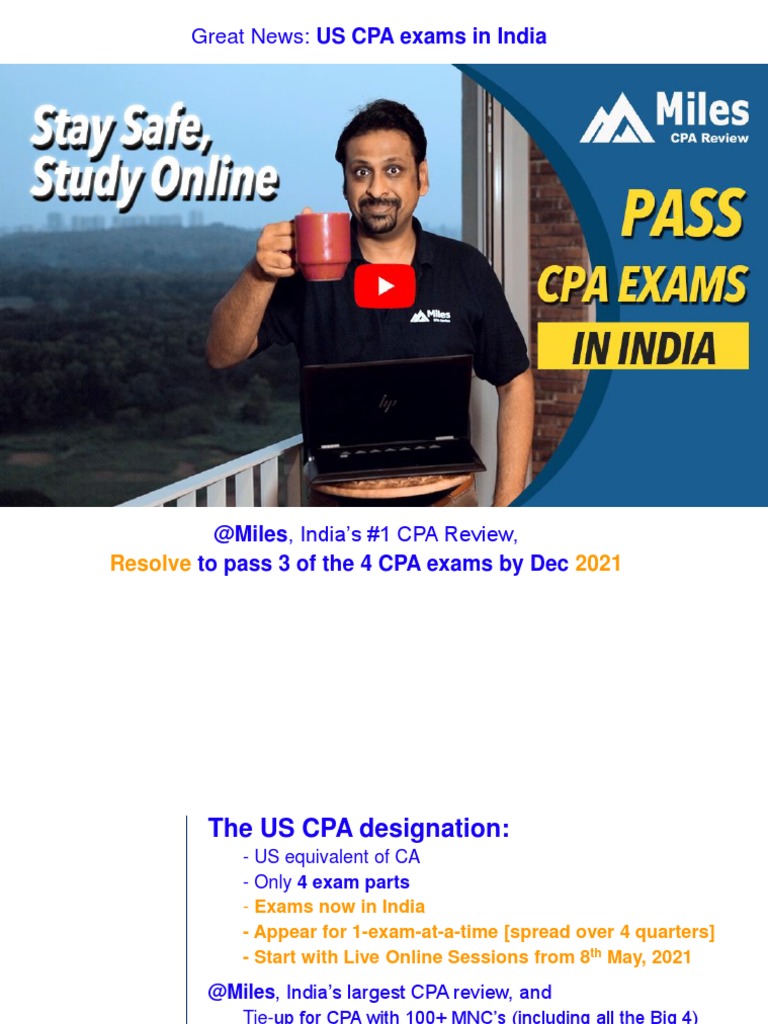 Miles CPA Roadmap | PDF | Certified Public Accountant | Uniform ...