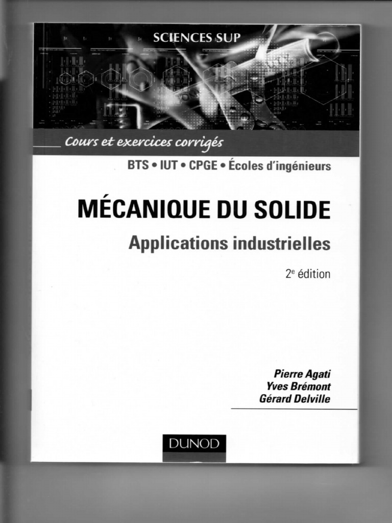 Mécanique Solide: Guide Étudiant | PDF | Ingénierie mécanique | Espace