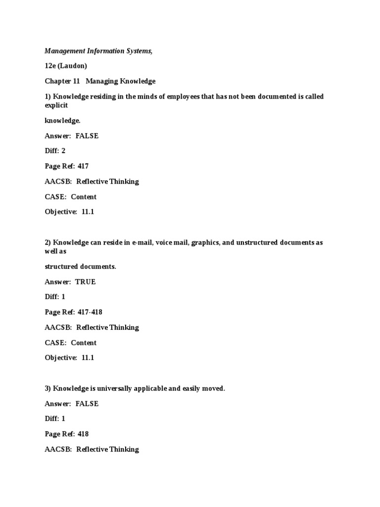 Management Information Systems | PDF | Artificial Intelligence | Intelligence (AI) & Semantics