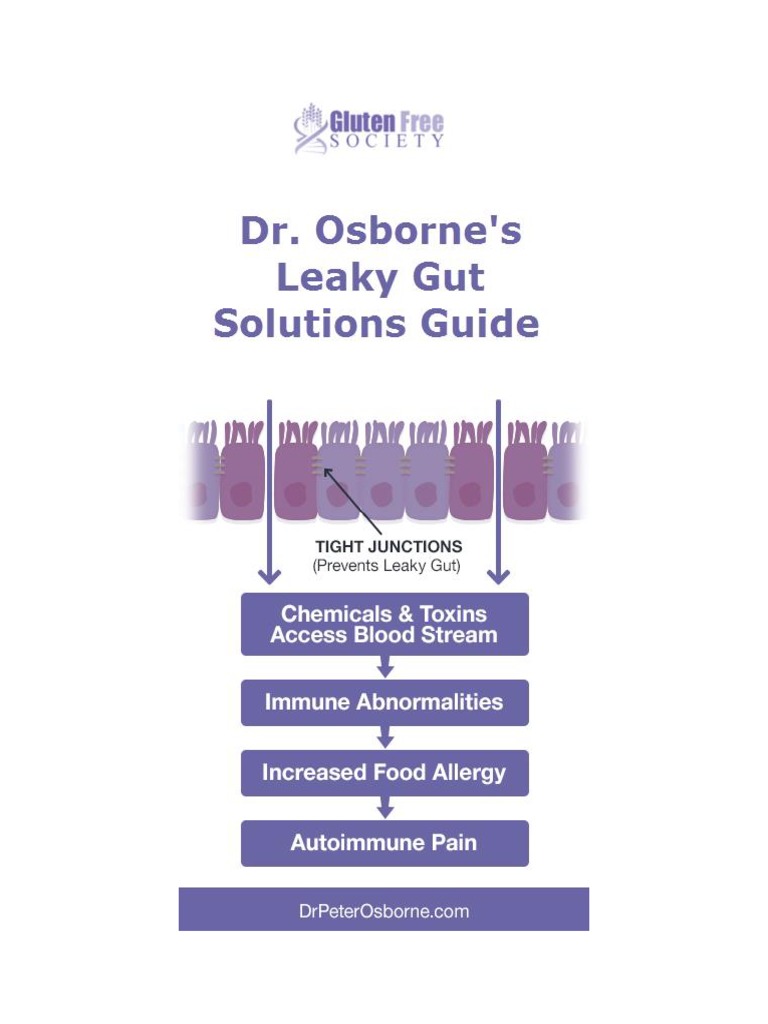 Leaky Gut Solutions Guide - Peter Osborne | PDF | Food Intolerance ...