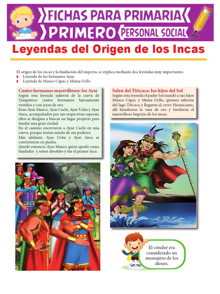Leyendas del origen de los incas | PDF | Imperio Inca | Perú
