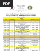 SLAC Training Matrix Template | PDF | Learning