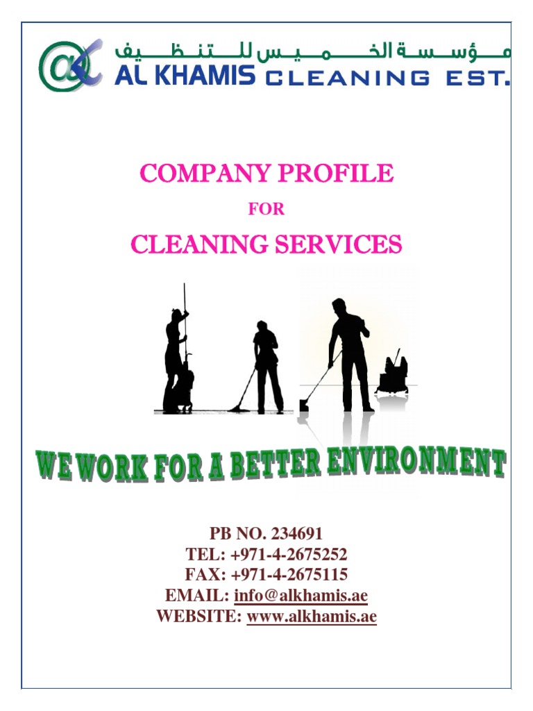 Cleaning Services Company Profile | PDF | Water Pollution | Kitchen