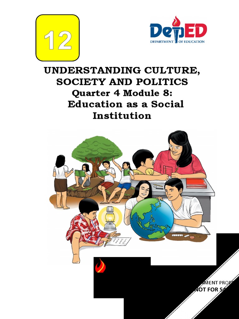 Understanding Culture, Society and Politics Education As A Social ...