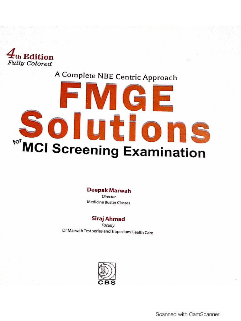 Anatomy Deepak Marwah FMGE SOLUTION | PDF