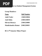 Student Result Management System Project Report | PDF | Software ...