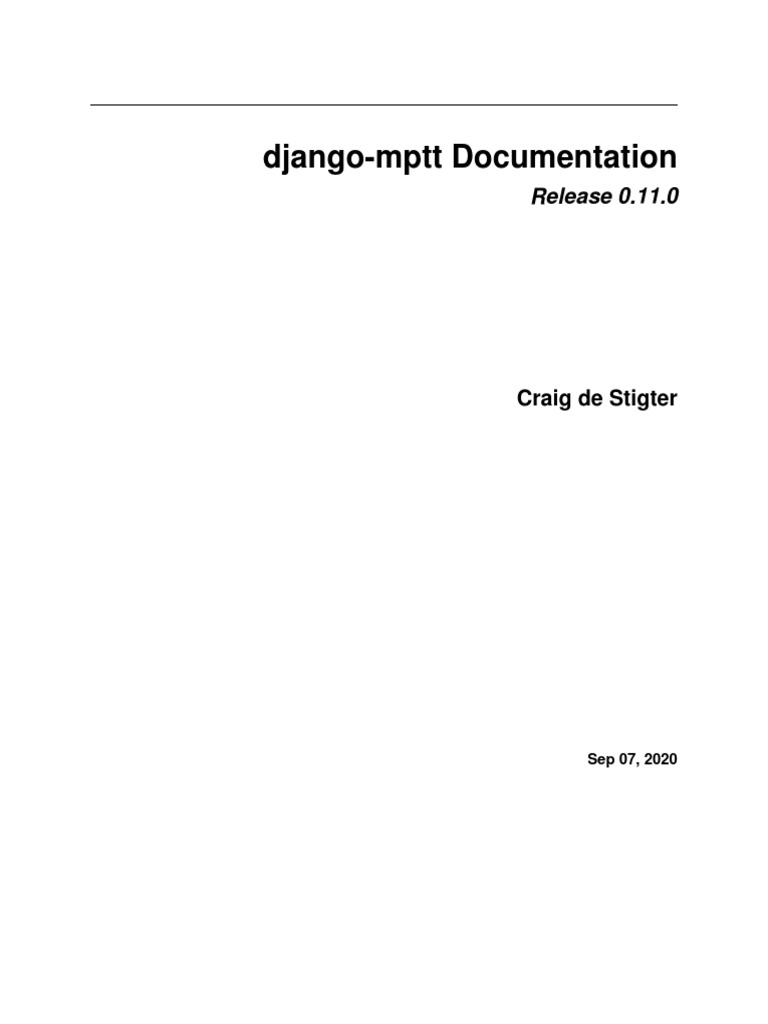 Django MTTP | PDF | Class (Computer Programming) | Database Index