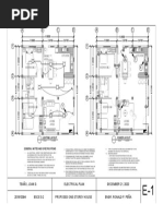Auxillary Layout For 2 Storey Residential Building | PDF | Switch ...