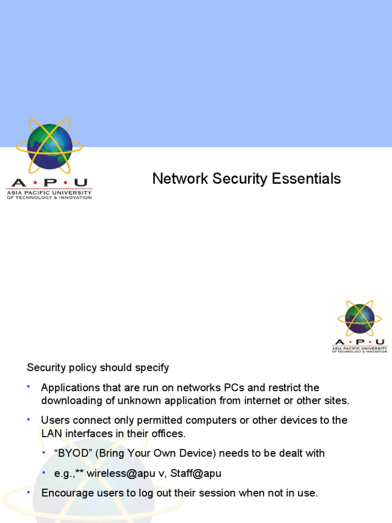 Network Security Essentials | PDF | Radius | Computer Security