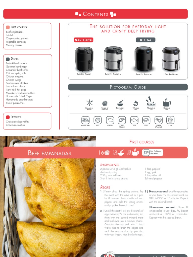 EY201840 Easy Fry Online Recipe Book en | PDF | French Fries | Hamburgers