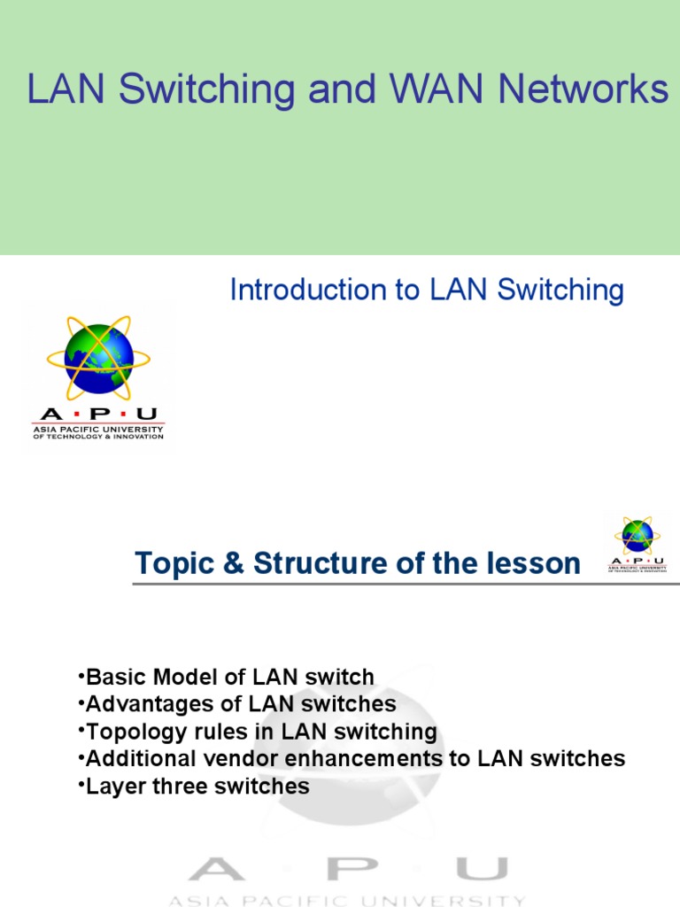 LAN Switching and WAN Networks | PDF | Network Switch | Router (Computing)