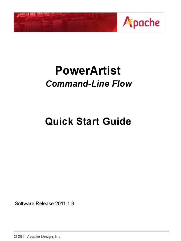 Powerartist: Quick Start Guide | PDF | Command Line Interface | Vhdl