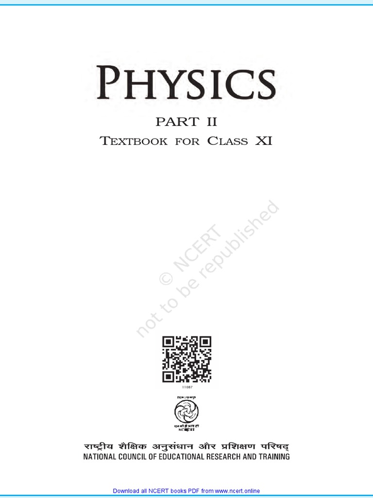 NCERT Physics 11 Part 2 | PDF | Deformation (Engineering) | Elasticity (Physics)