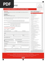 Veritas Registrars e Dividend Mandate Form | PDF
